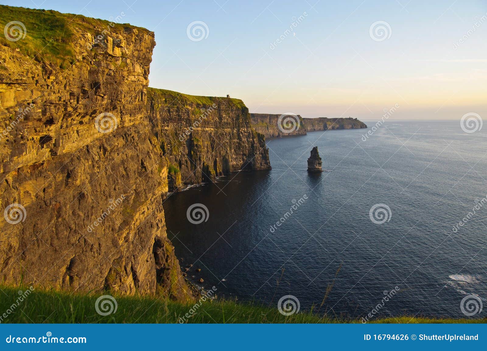 Famous Cliffs of Moher County Clare, Ireland Stock Photo - Image of ...