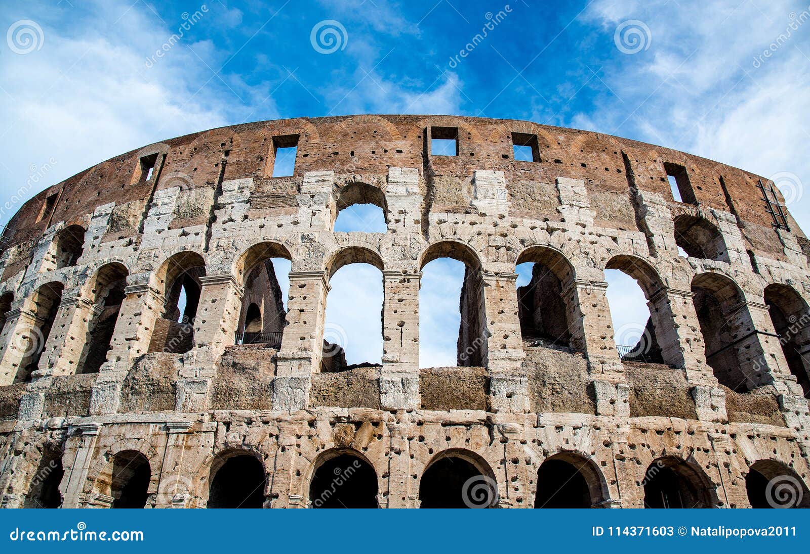 The Famous Coliseum in Rome, Italy. Europe. Stock Image - Image of ...