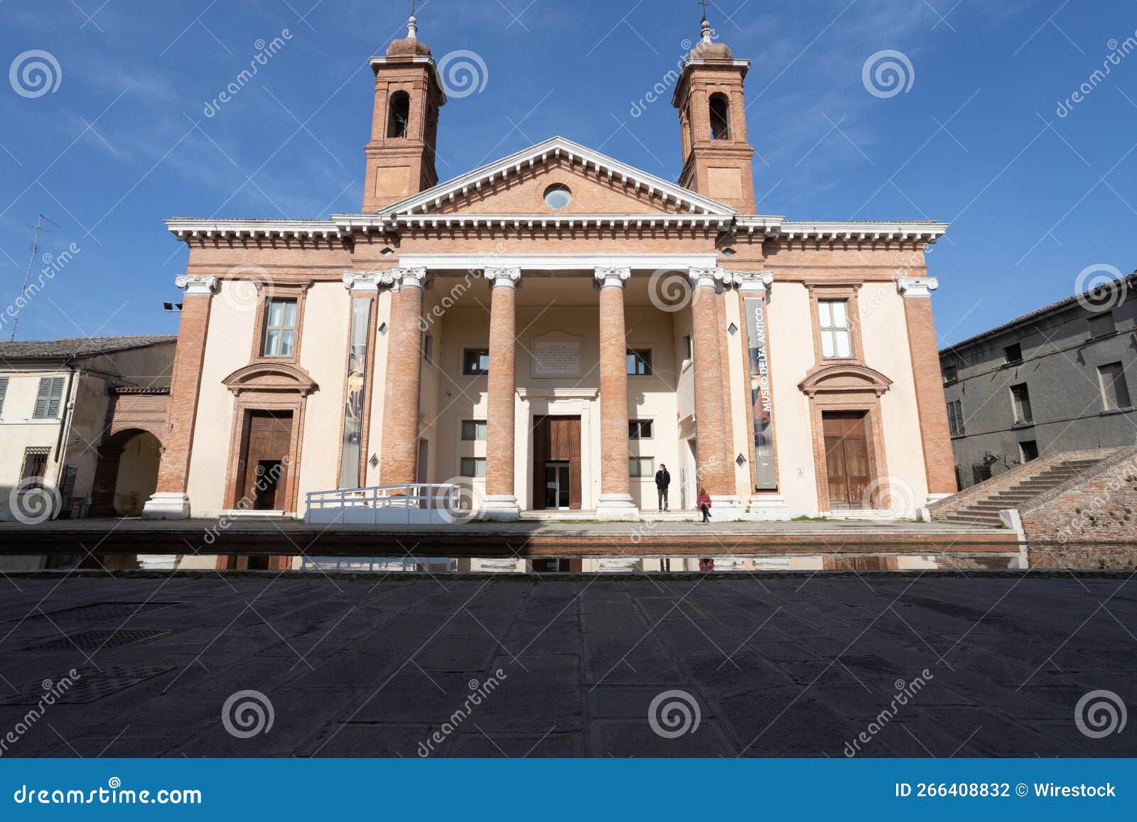 Famous Comacchio Museum on a Sunny Day Editorial Photography - Image of ...