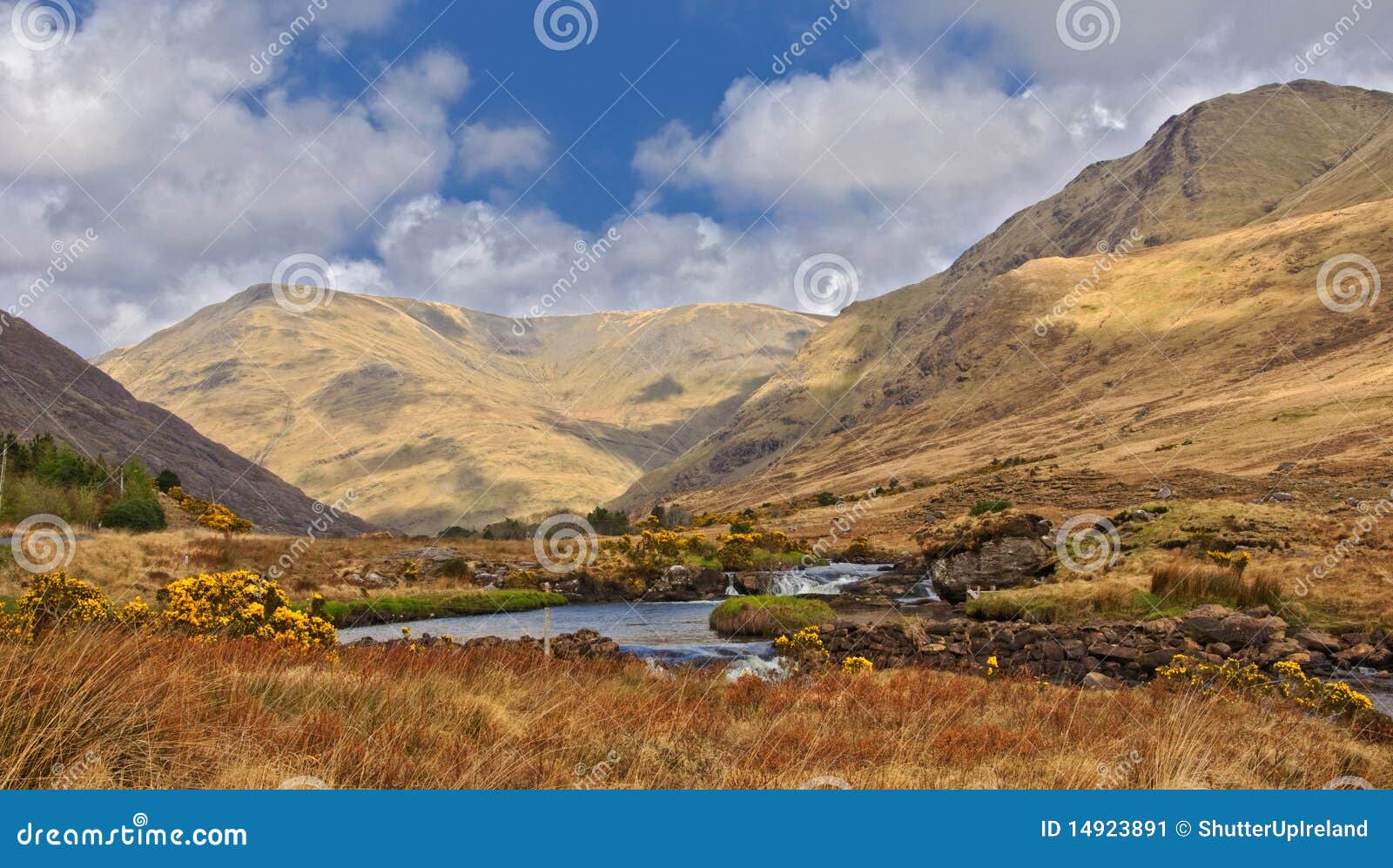 Famous Connemara Protected Landscape Stock Image - Image of green ...