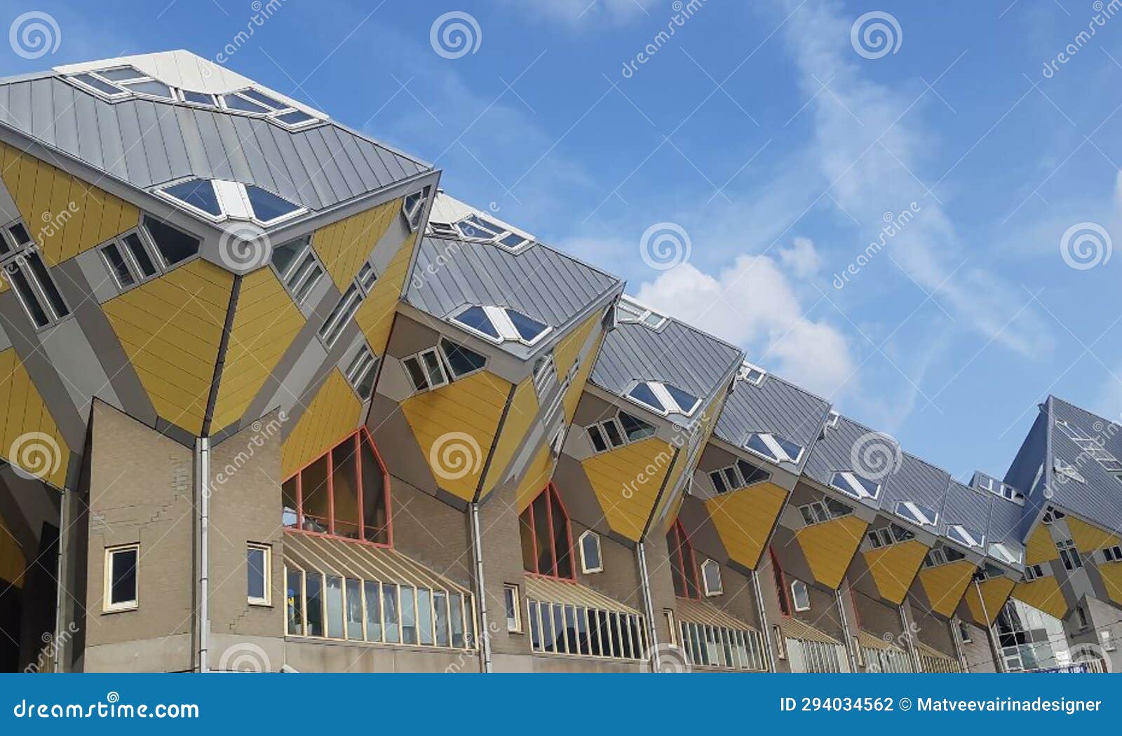 The Famous Cube House in Rotterdam.Architecture,unusual Solution ...