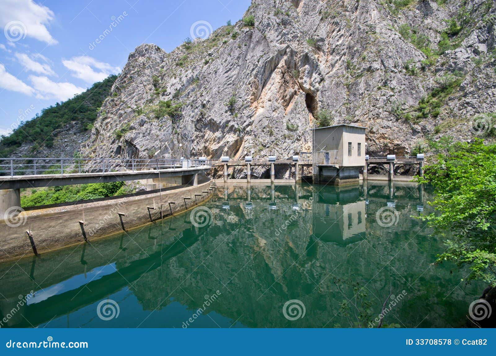Famous Dam in Canyon Matka, Macedonia Stock Photo - Image of nature ...