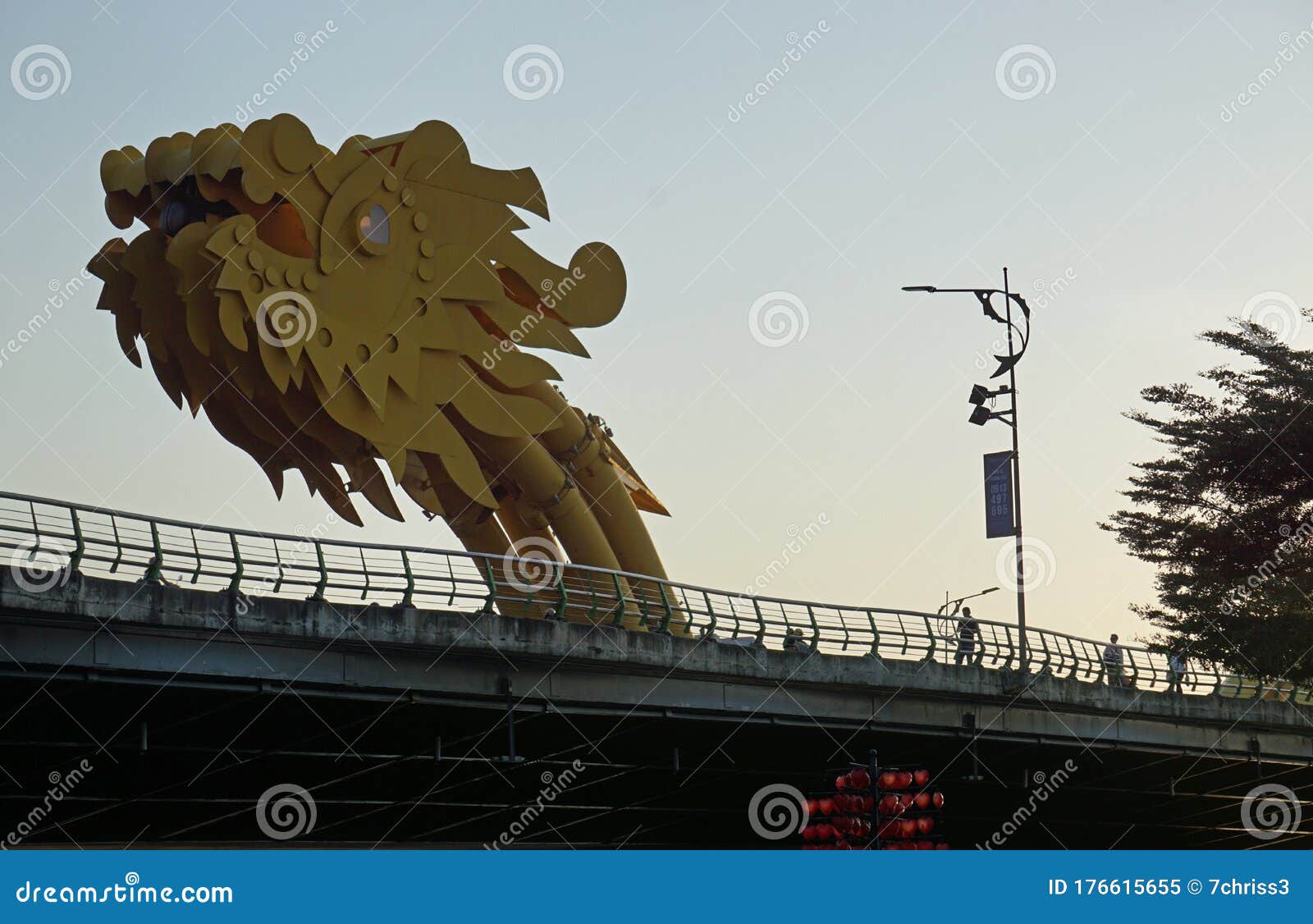 Famous Dragon Bridge In Da Nang Editorial Photo | CartoonDealer.com ...