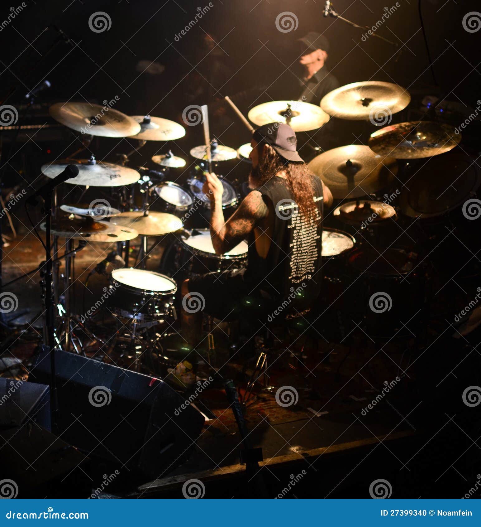 Famous Drummer - Mike Portnoy Editorial Image - Image of hands, light ...