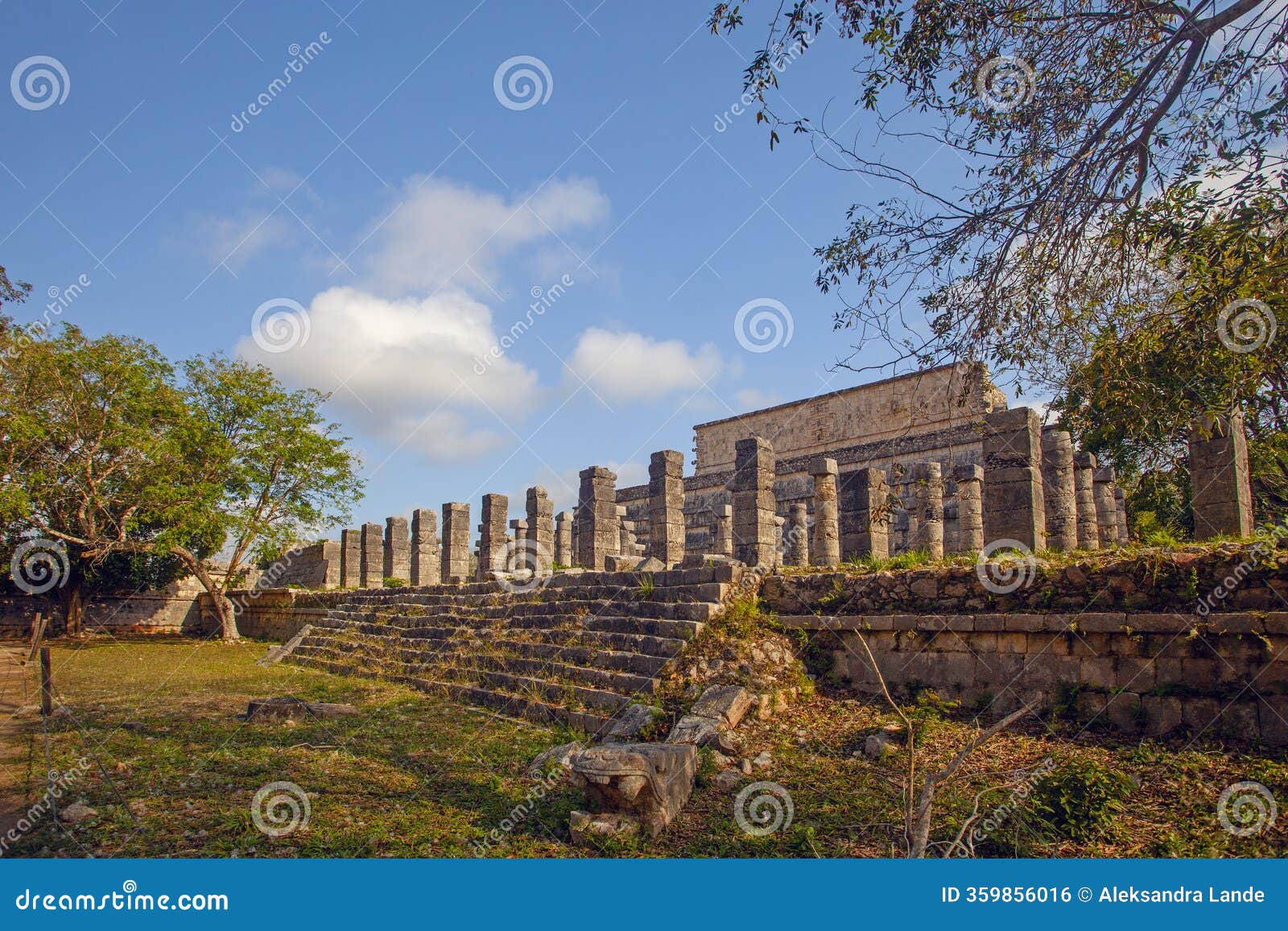 Famous El Castillo Pyramid With Shadow Of Serpent At Maya ...
