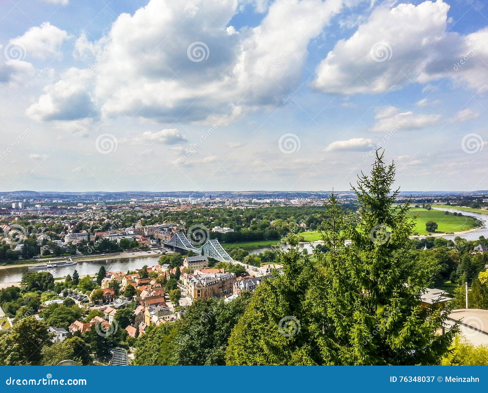 Famous Elbe Valley in Dresden, Germany Stock Image - Image of world ...