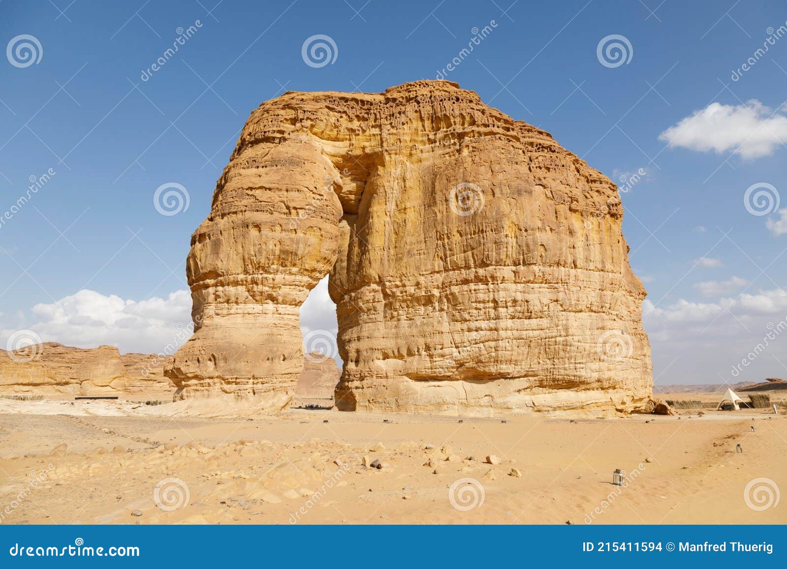 Famous Elephant Rock in Al Ula, Saudi Arabia Stock Photo - Image of ...