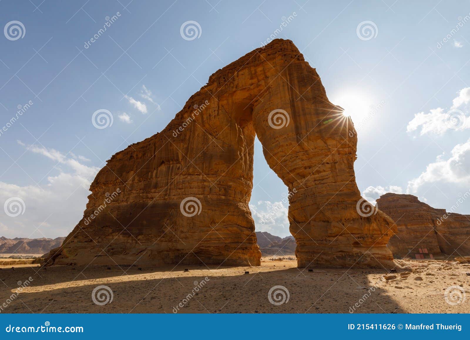 Famous Elephant Rock in Al Ula, Saudi Arabia Stock Photo - Image of ...