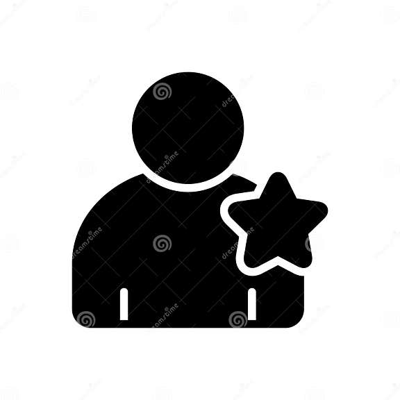 Black Solid Icon for Famous, Most and Popular Stock Vector ...