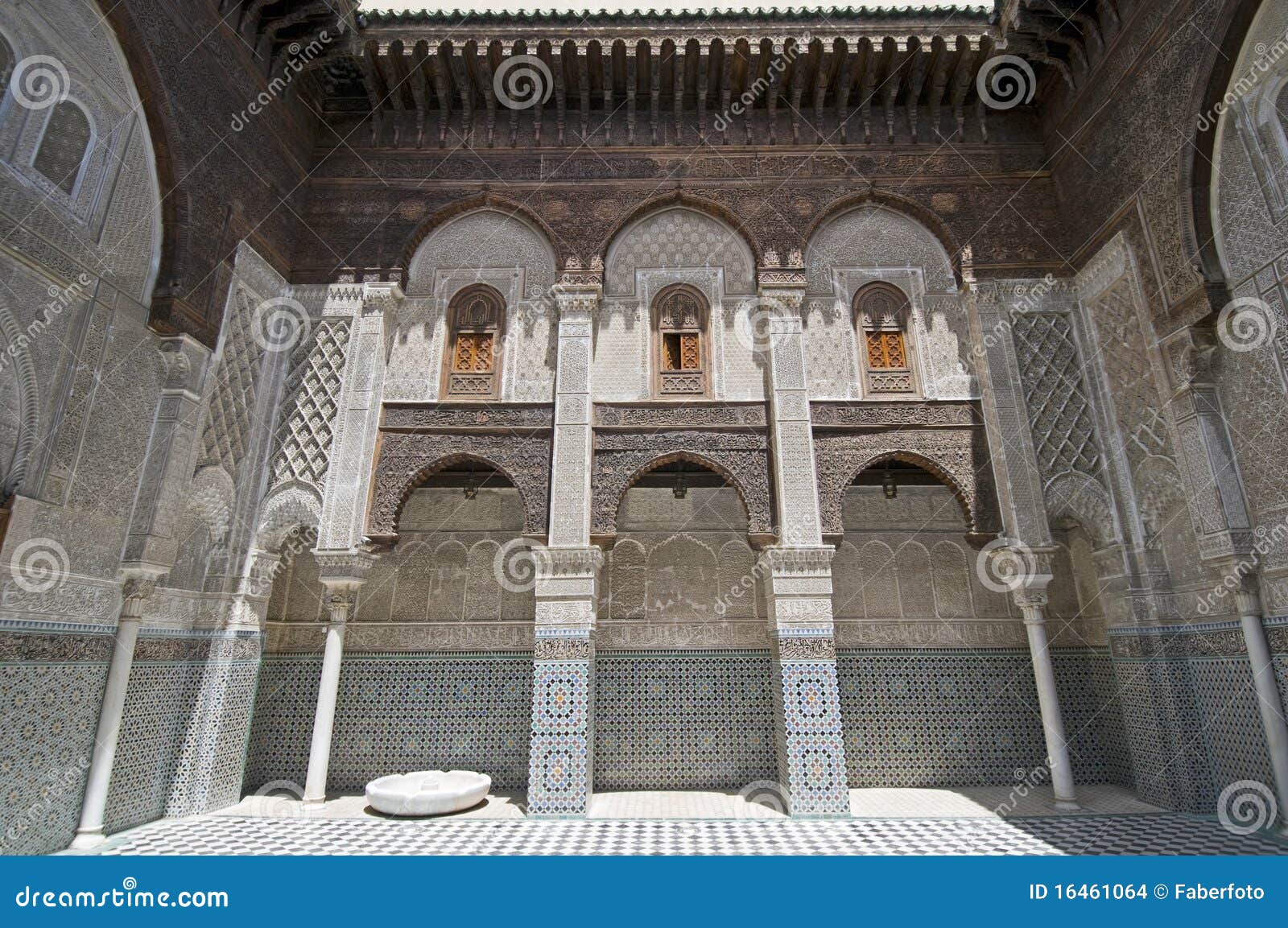 Famous in Fez stock photo. Image of historic, arch, mosque - 16461064