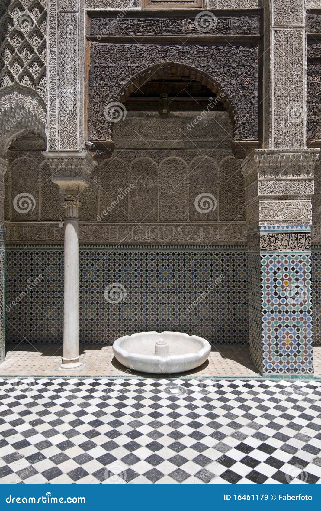 Famous in Fez stock image. Image of muslim, building - 16461179