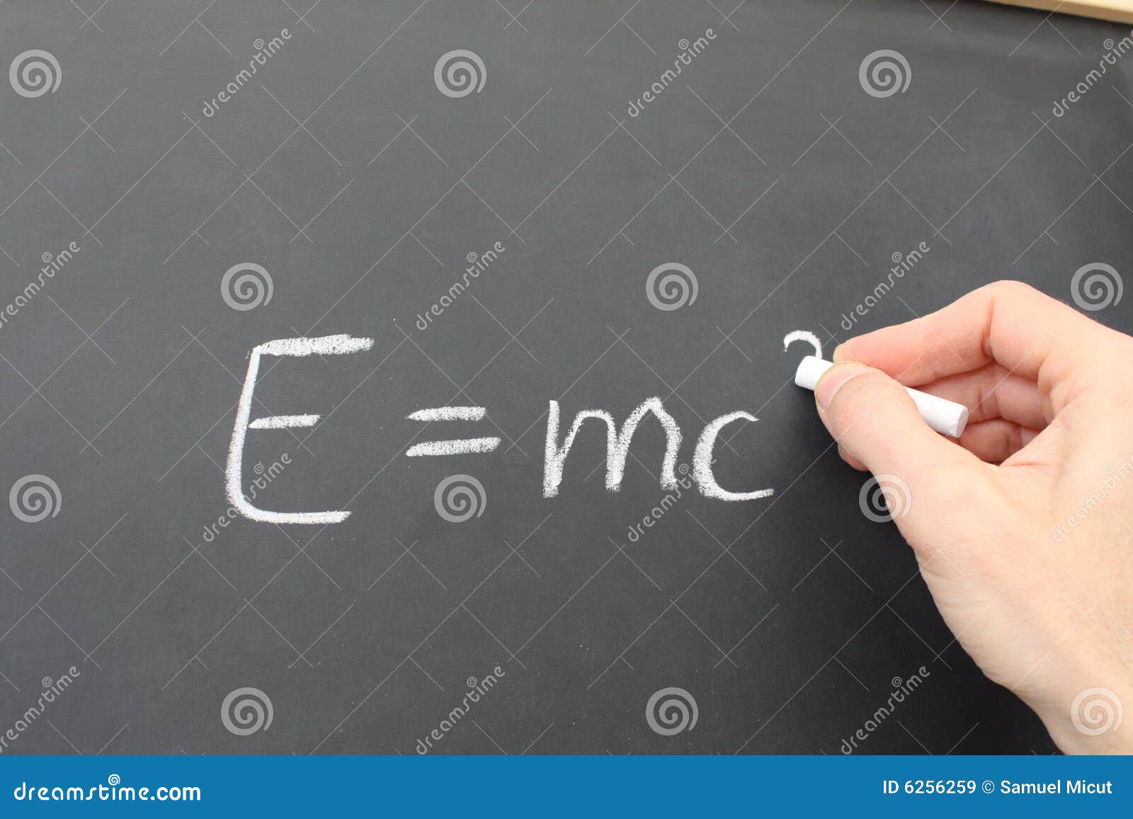 Famous formula stock image. Image of relativity, school - 6256259