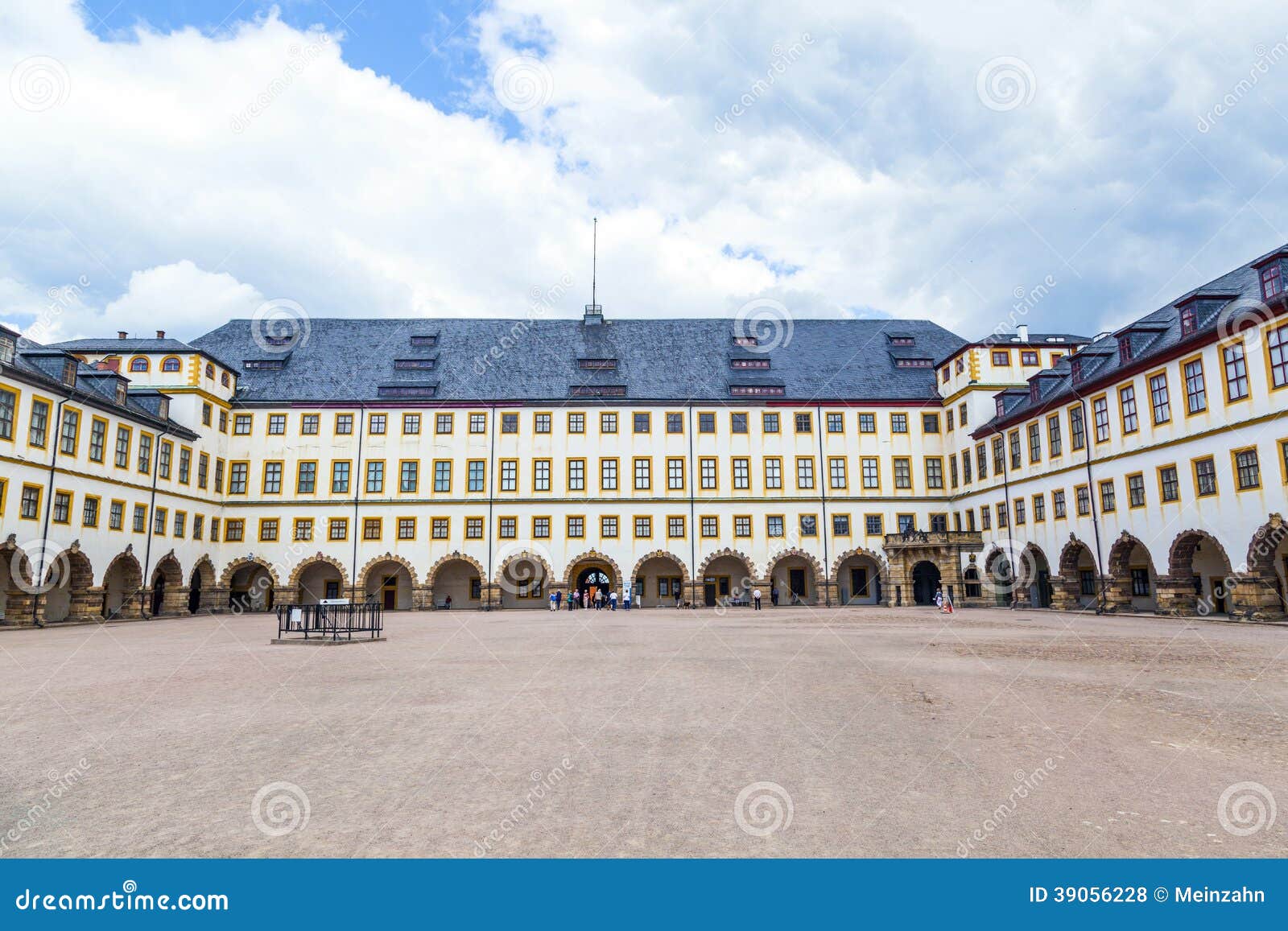 Famous Friedenstein Castle in Gotha Editorial Stock Photo - Image of ...