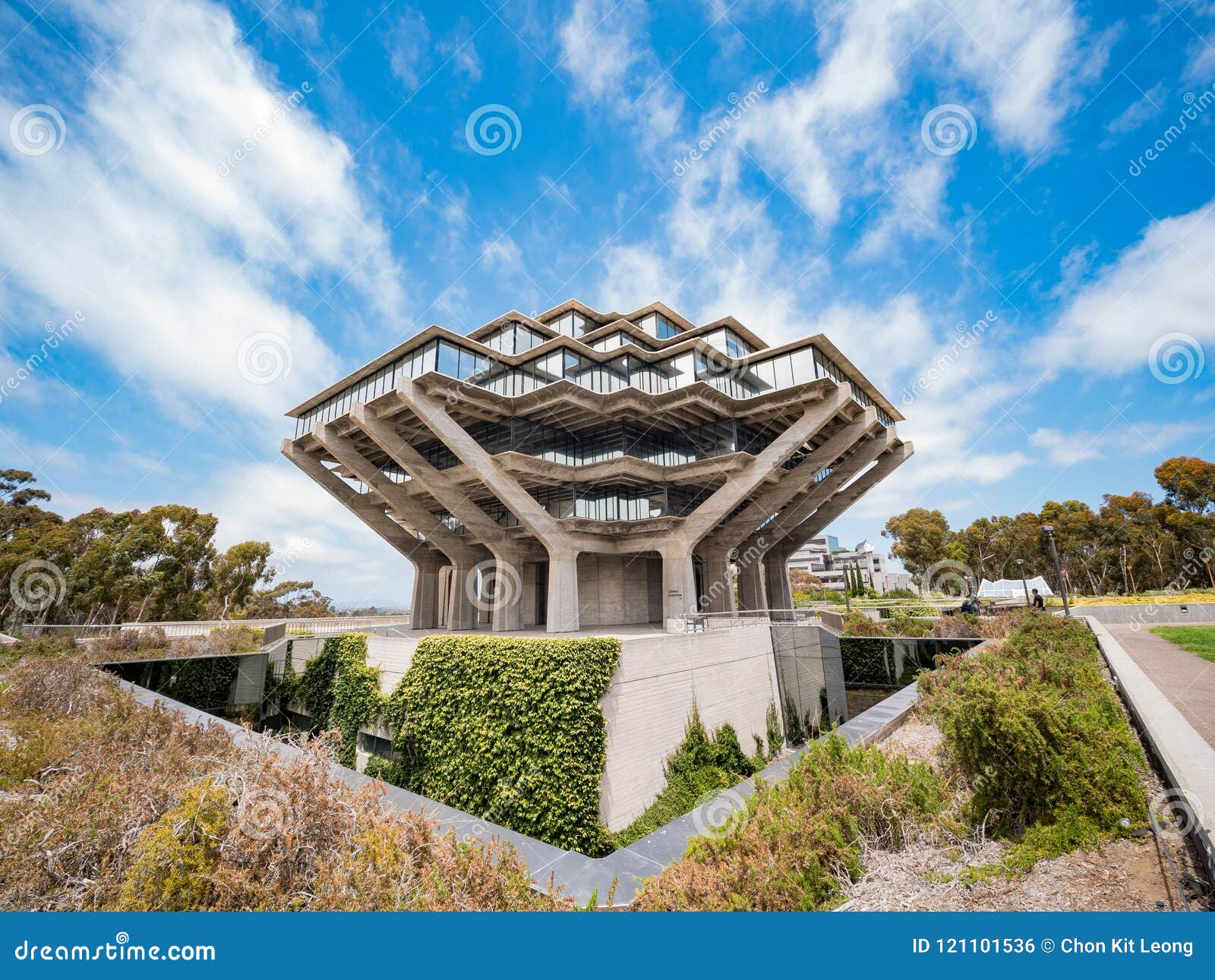 The Famous Geisel Library of Universtiy of California San Diego ...