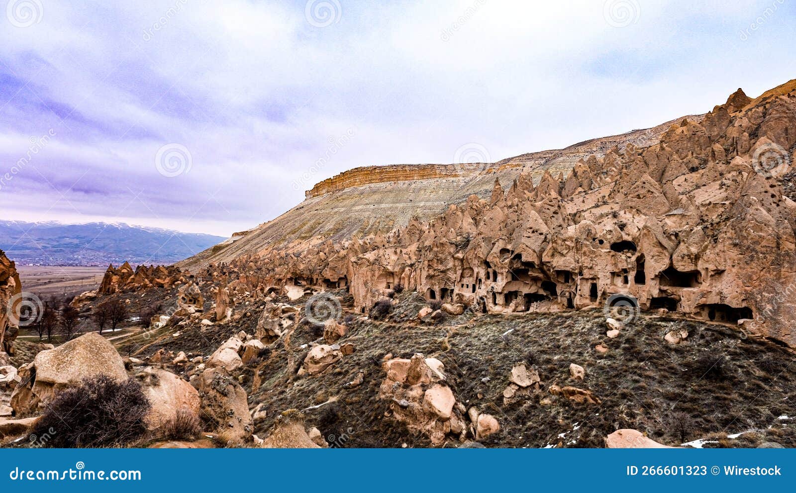 Geological Formations in Cappadocia Turkey Stock Image - Image of ...