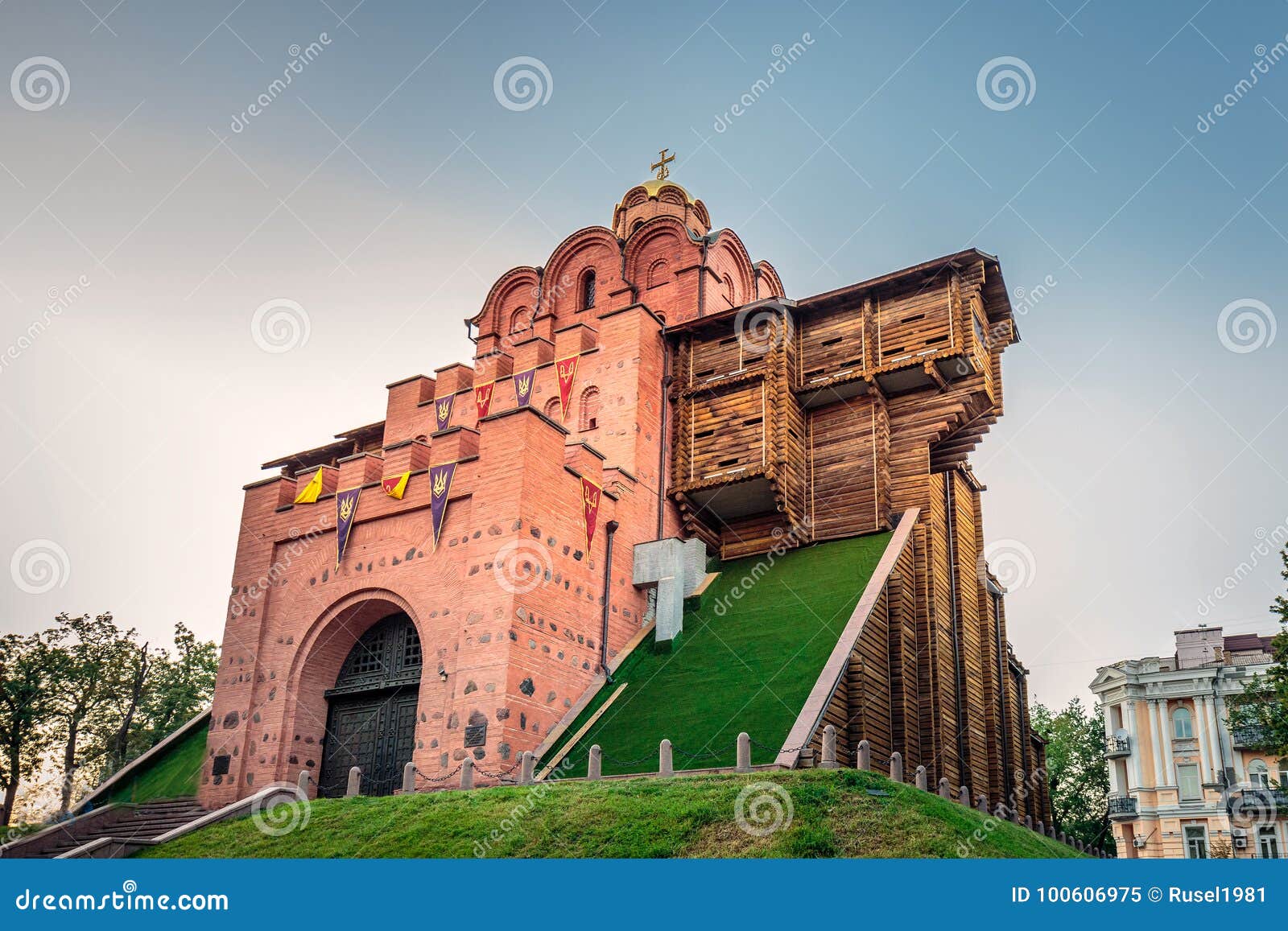 Famous Golden Gates stock image. Image of fort, cityscape - 100606975 Famous Golden Gates stock image. Image of fort, cityscape - 100606975