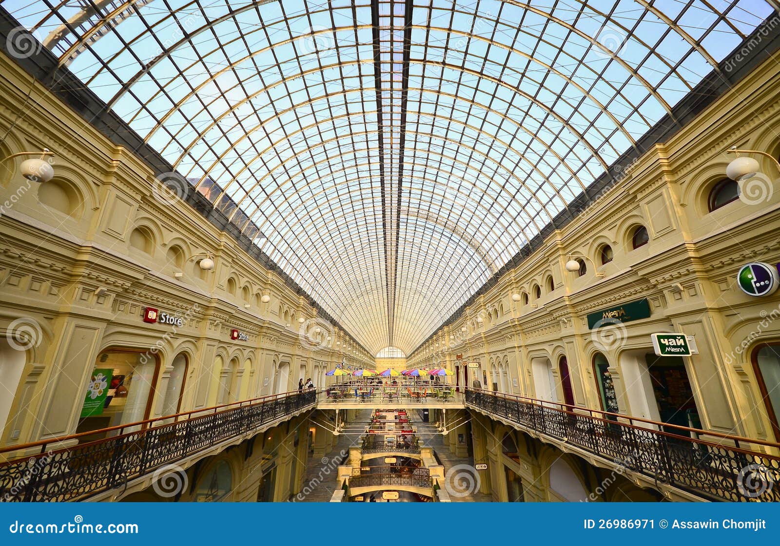 The famous GUM, Moscow editorial photo. Image of moscow - 26986971