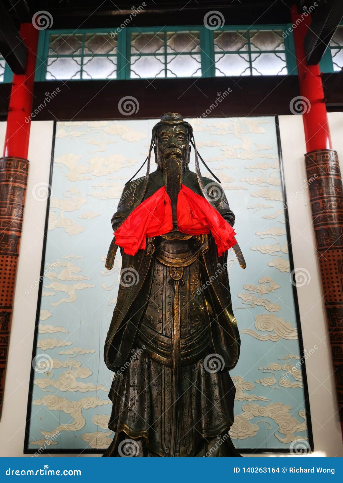 The Famous History Character in China Sculpture Editorial Stock Image ...