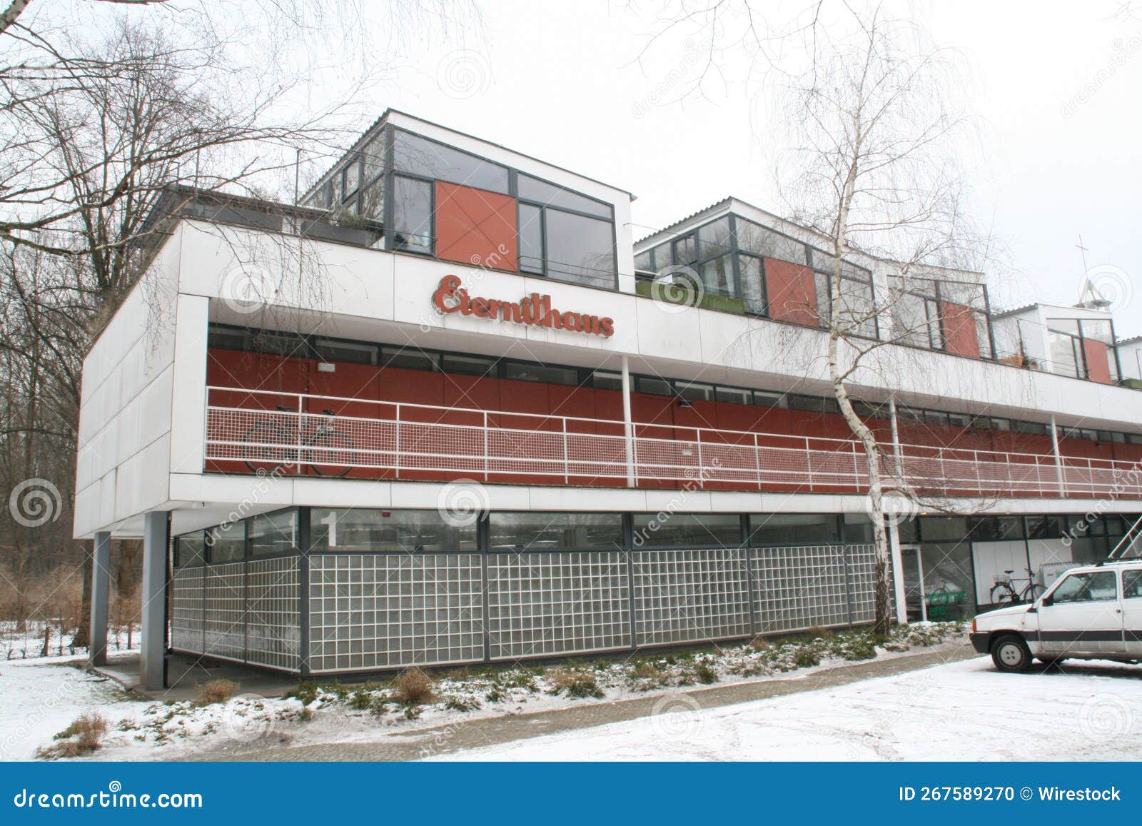 Famous house in berlin editorial image. Image of house - 267589270