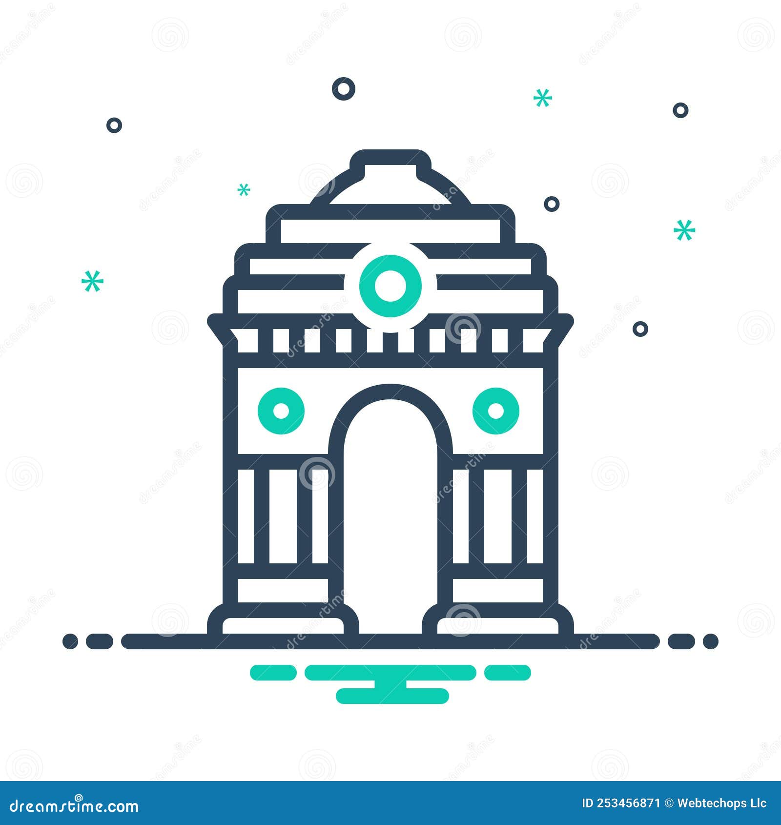 Mix Icon for Famous, Renowned and Famed Stock Illustration ...