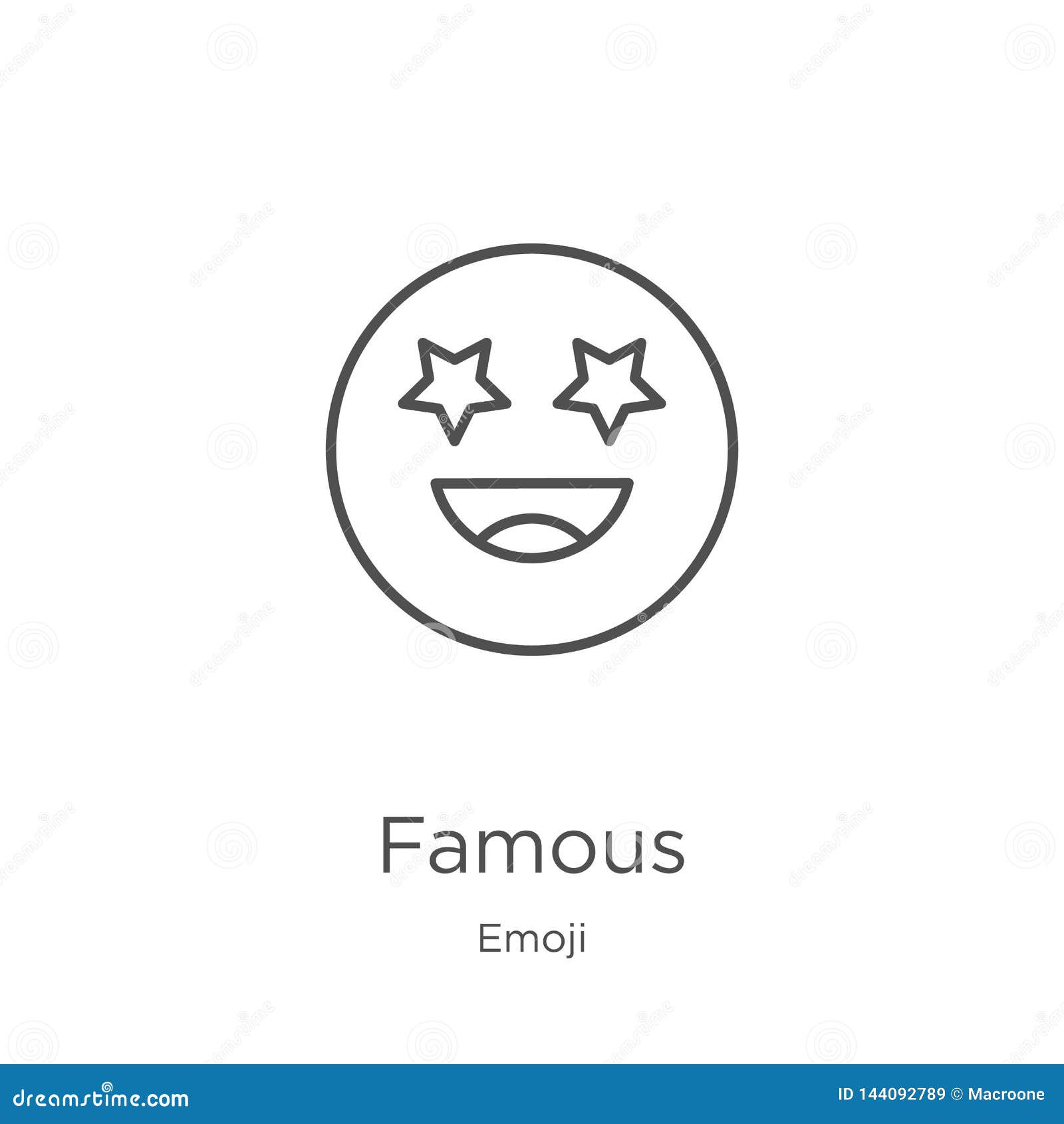 Famous Icon In Different Style Vector Illustration. Two Colored And ...