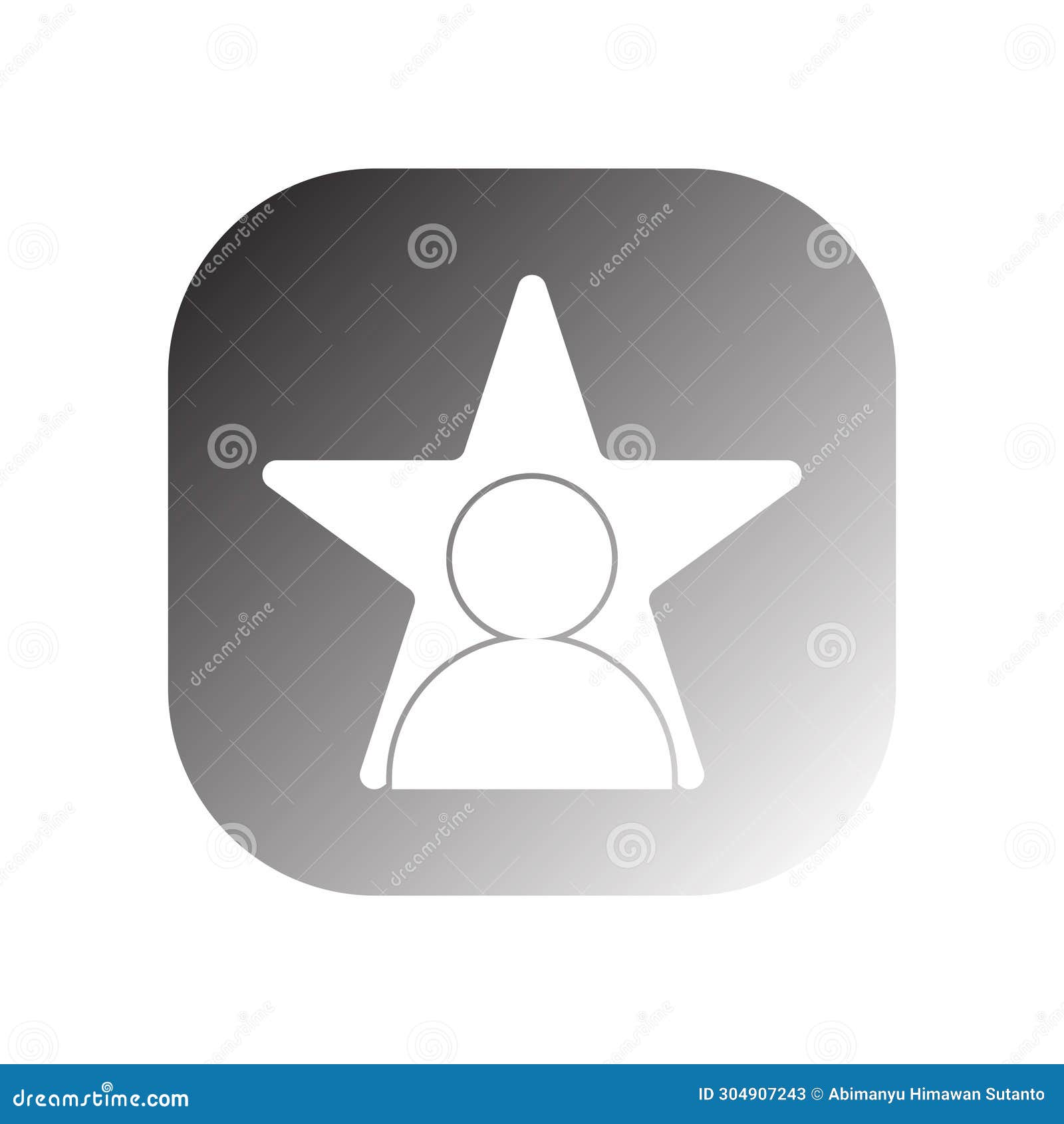 Famous icon vector stock illustration. Illustration of icon - 304907243
