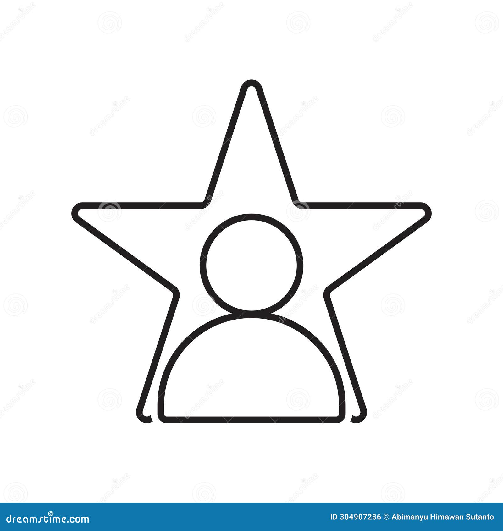 Famous icon vector stock vector. Illustration of sign - 304907286