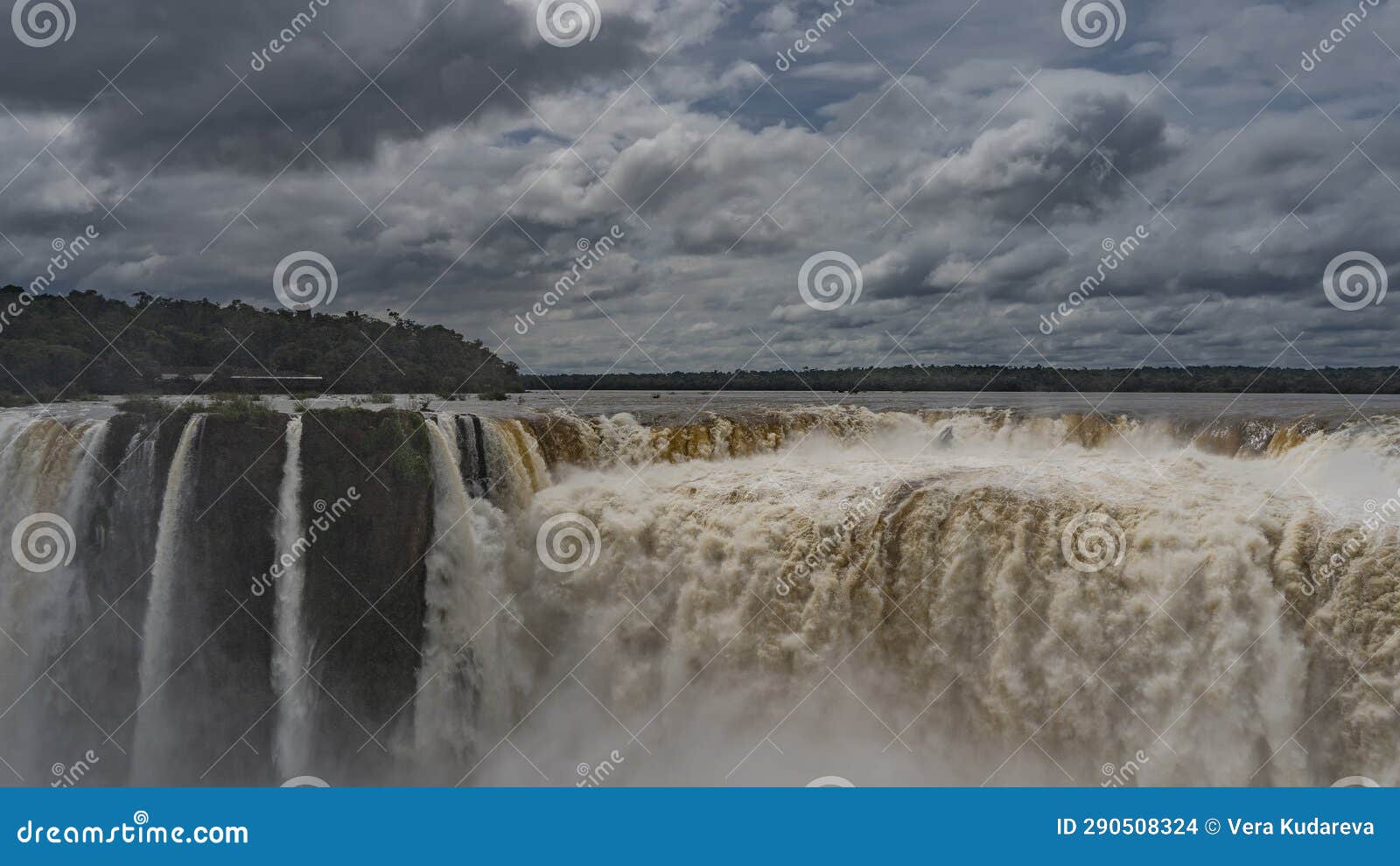 The Famous Impressive Waterfall Devil S Throat. Stock Photo - Image of ...