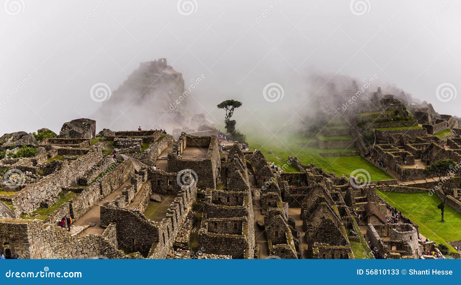 The Famous Inca Ruins of Machu Picchu in Peru Stock Image - Image of ...