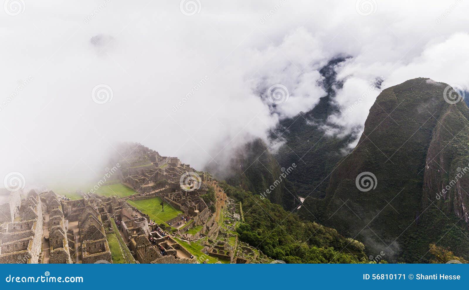 The Famous Inca Ruins of Machu Picchu in Peru Stock Image - Image of ...