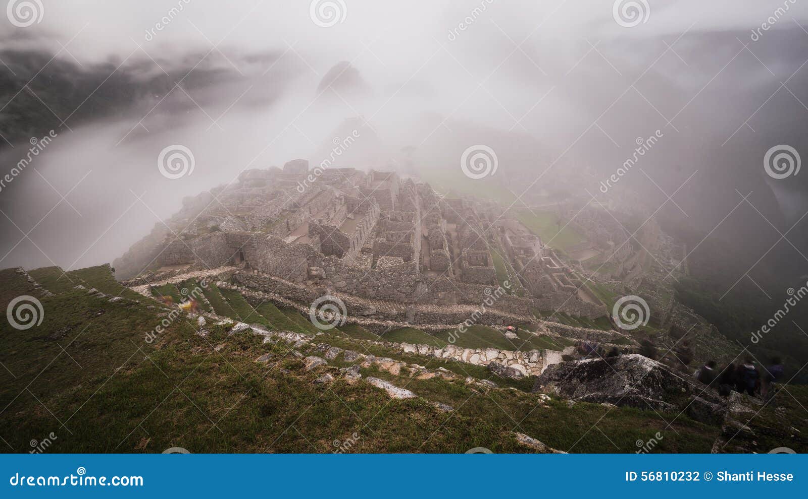 The Famous Inca Ruins of Machu Picchu in Peru Stock Photo - Image of ...