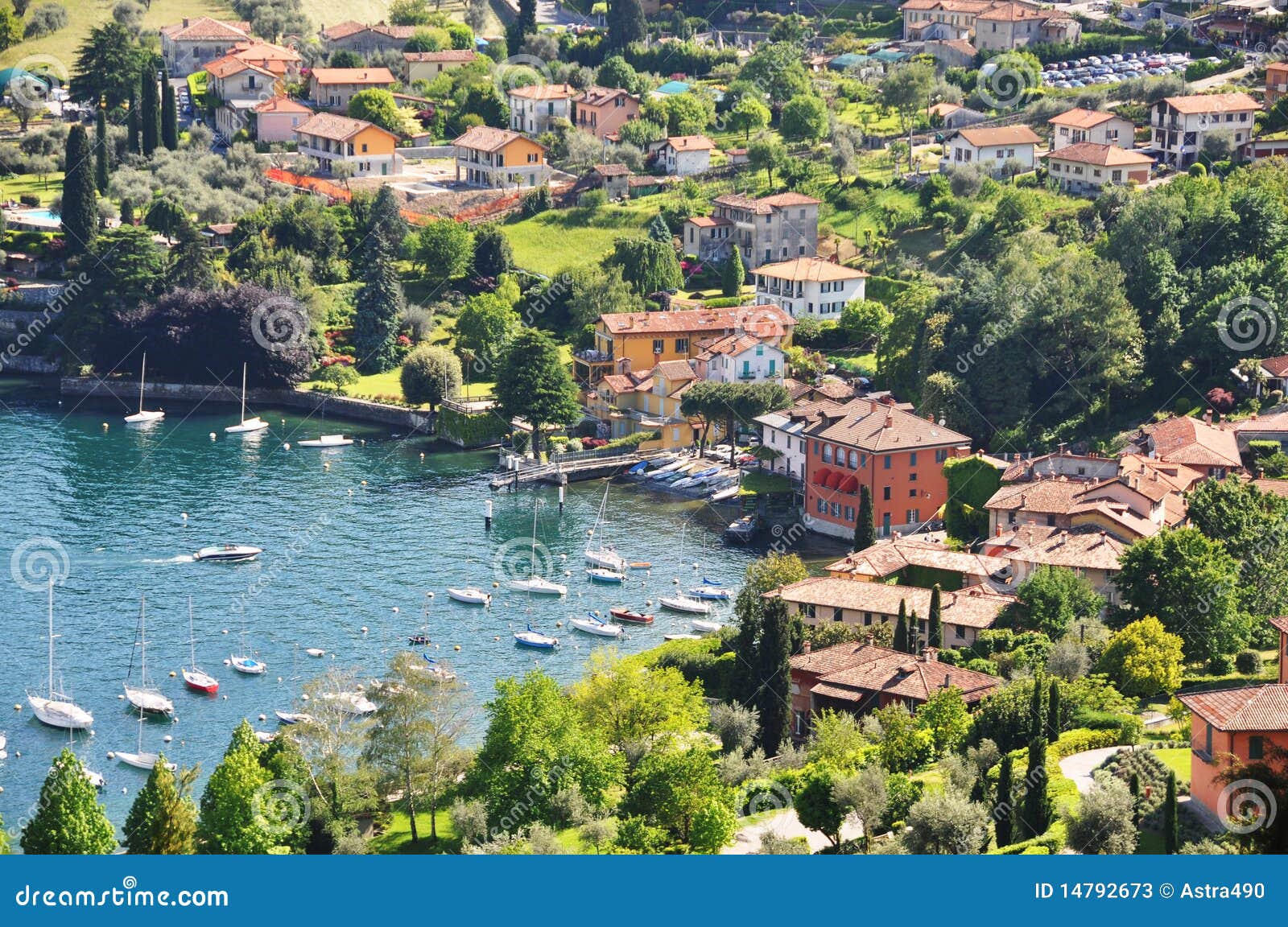 Famous Italian lake Como stock image. Image of city, lake - 14792673