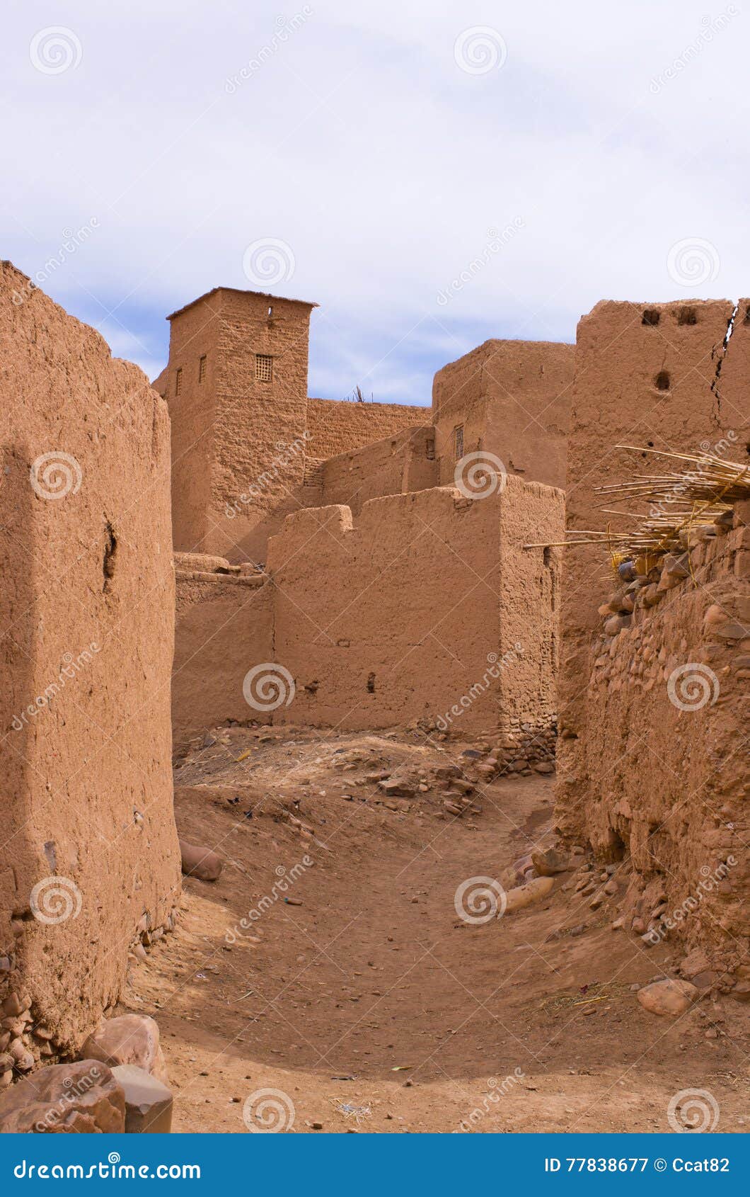 Famous Kasbah Oulad, Morocco Stock Image - Image of marrakech, fort ...