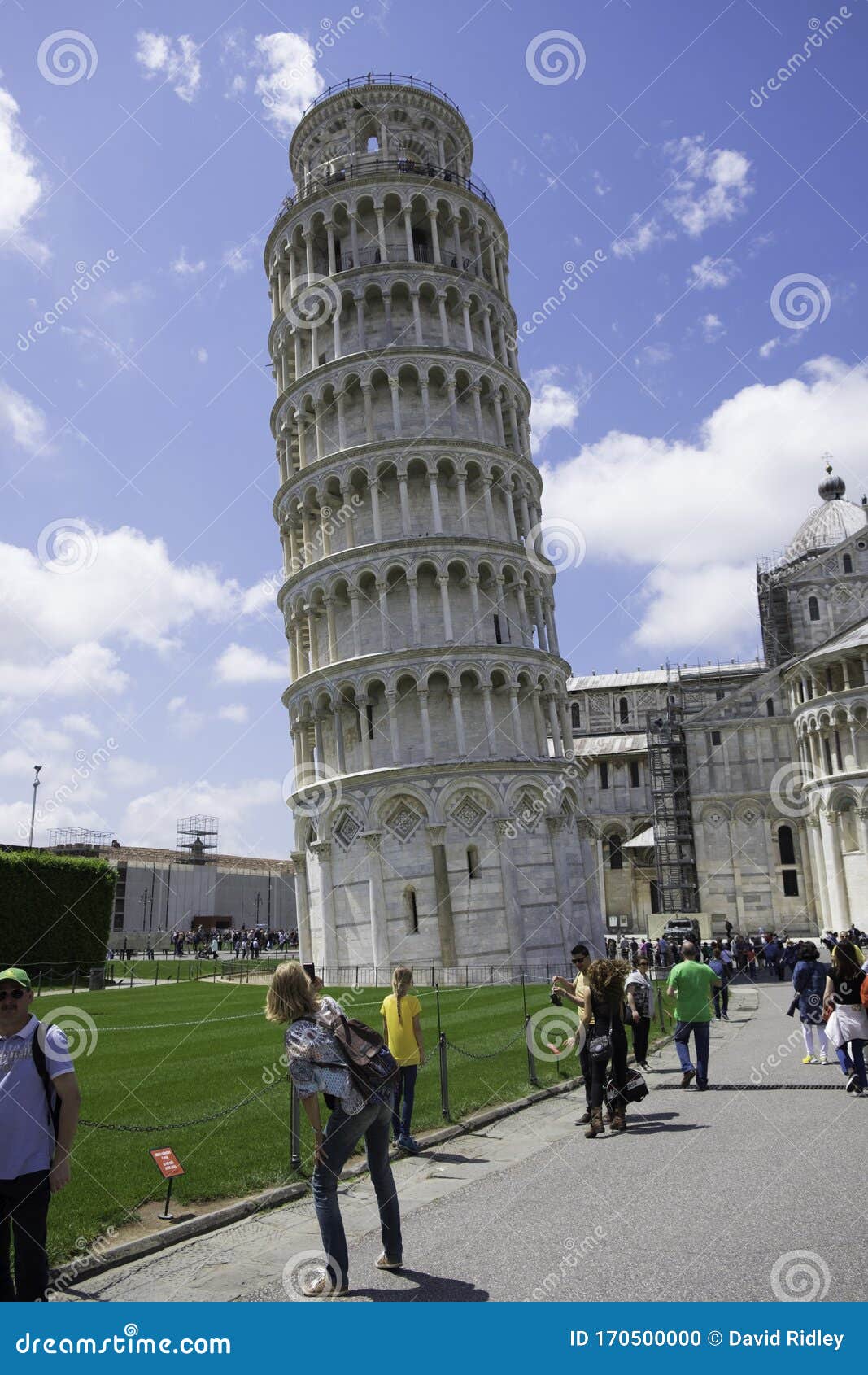 The Famous Leaning Tower of Pisa in Italy Editorial Image - Image of ...