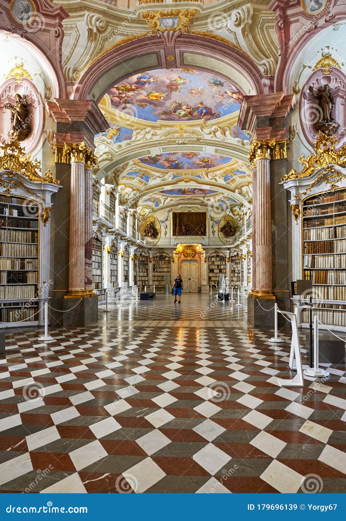 The Famous Library of Admont Abbey Editorial Stock Image - Image of ...