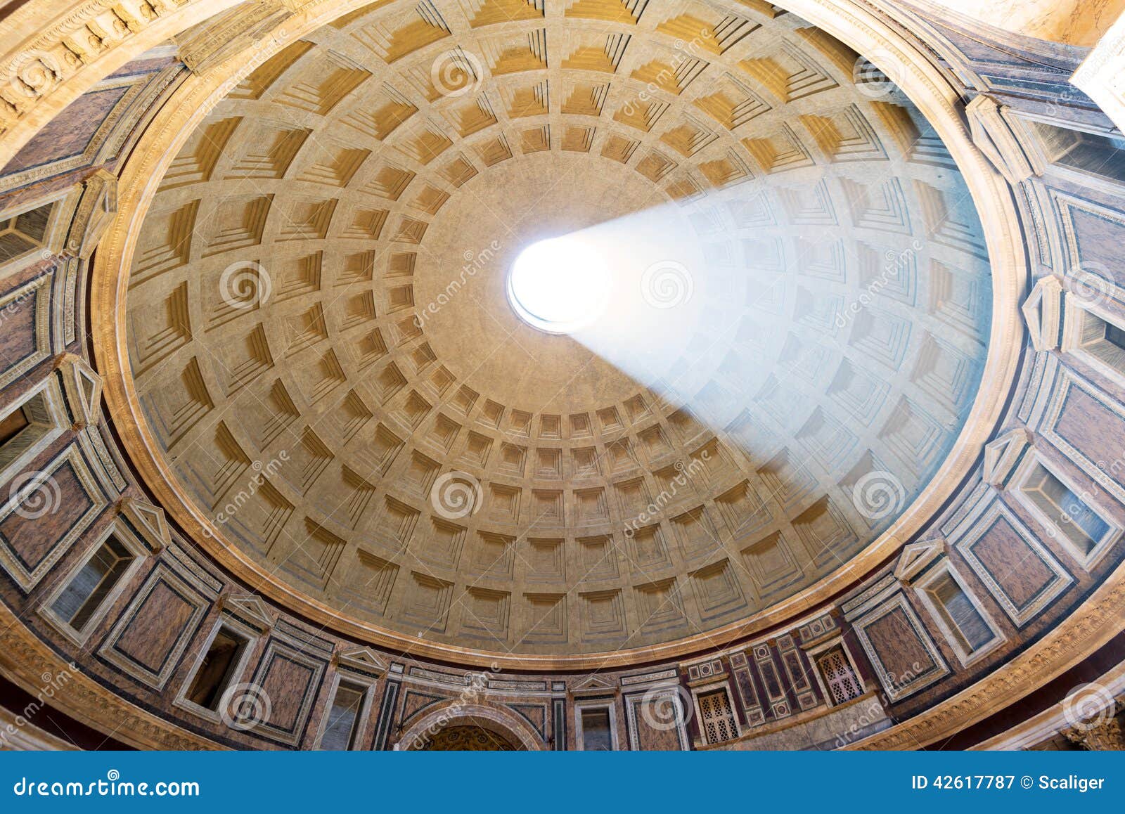 The Famous Light Ray in Rome Pantheon Editorial Photography - Image of ...