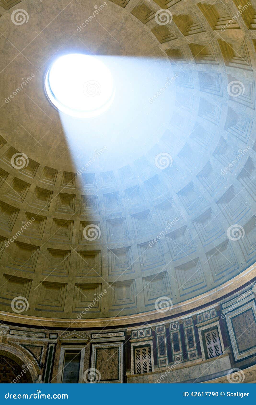 The Famous Light Ray in Rome Pantheon Editorial Image - Image of ...