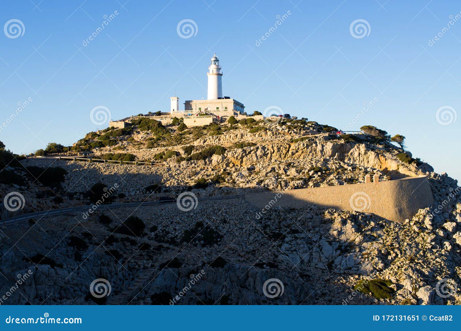 Famous Lighthouse of Formentor, Mallorca, Spain Stock Image - Image of ...