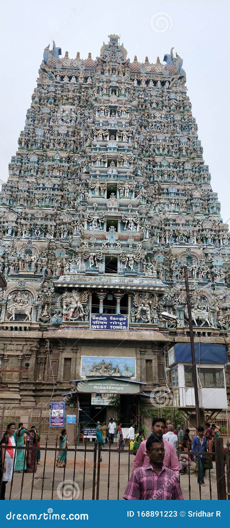 Famous madurai meenakshi editorial stock photo. Image of temple - 168891223