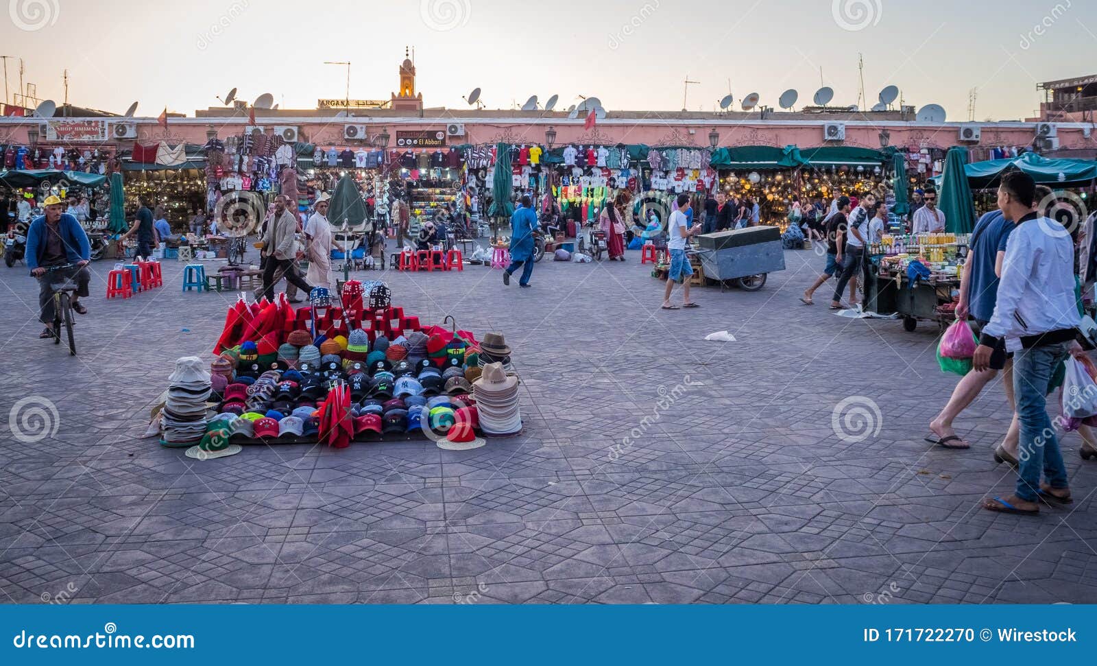 The Famous Market in Marrakech in Morrocco Editorial Image - Image of ...