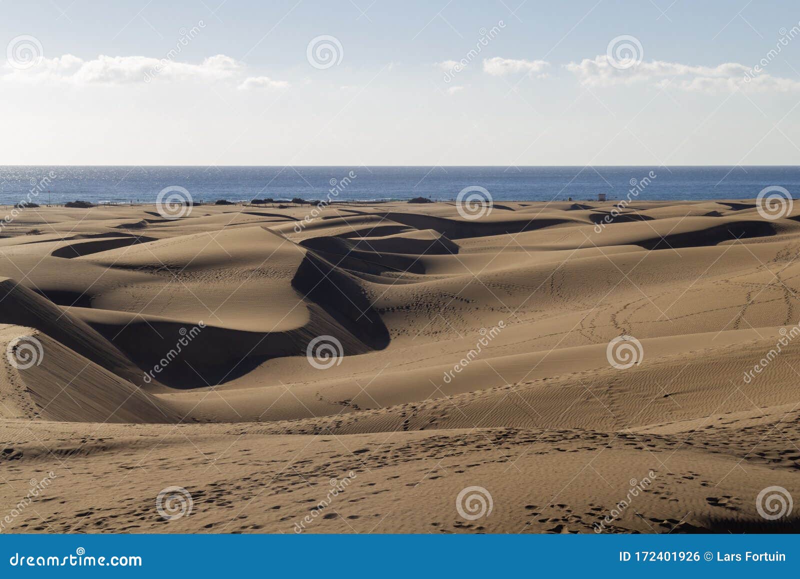 Famous Maspalomas Dunes Area Stock Photo - Image of outdoor, shore ...