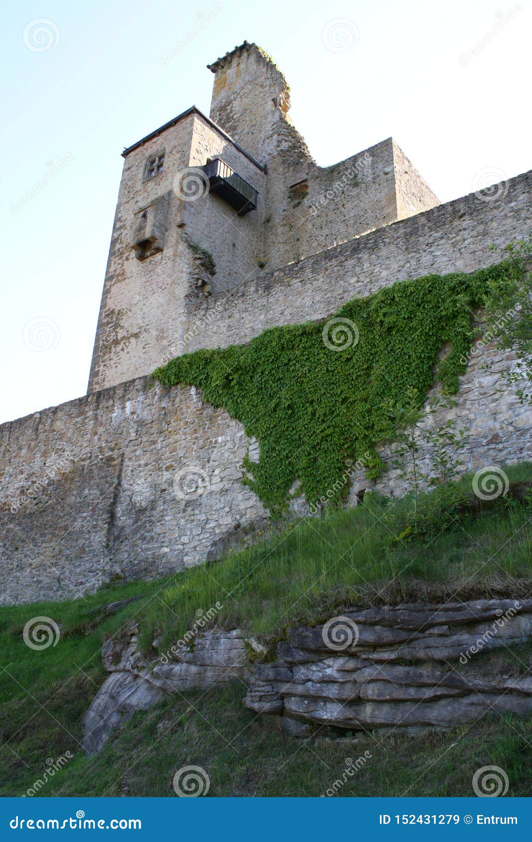 Famous Medieval Castle Lipnice in Czech Republic Stock Image - Image of ...
