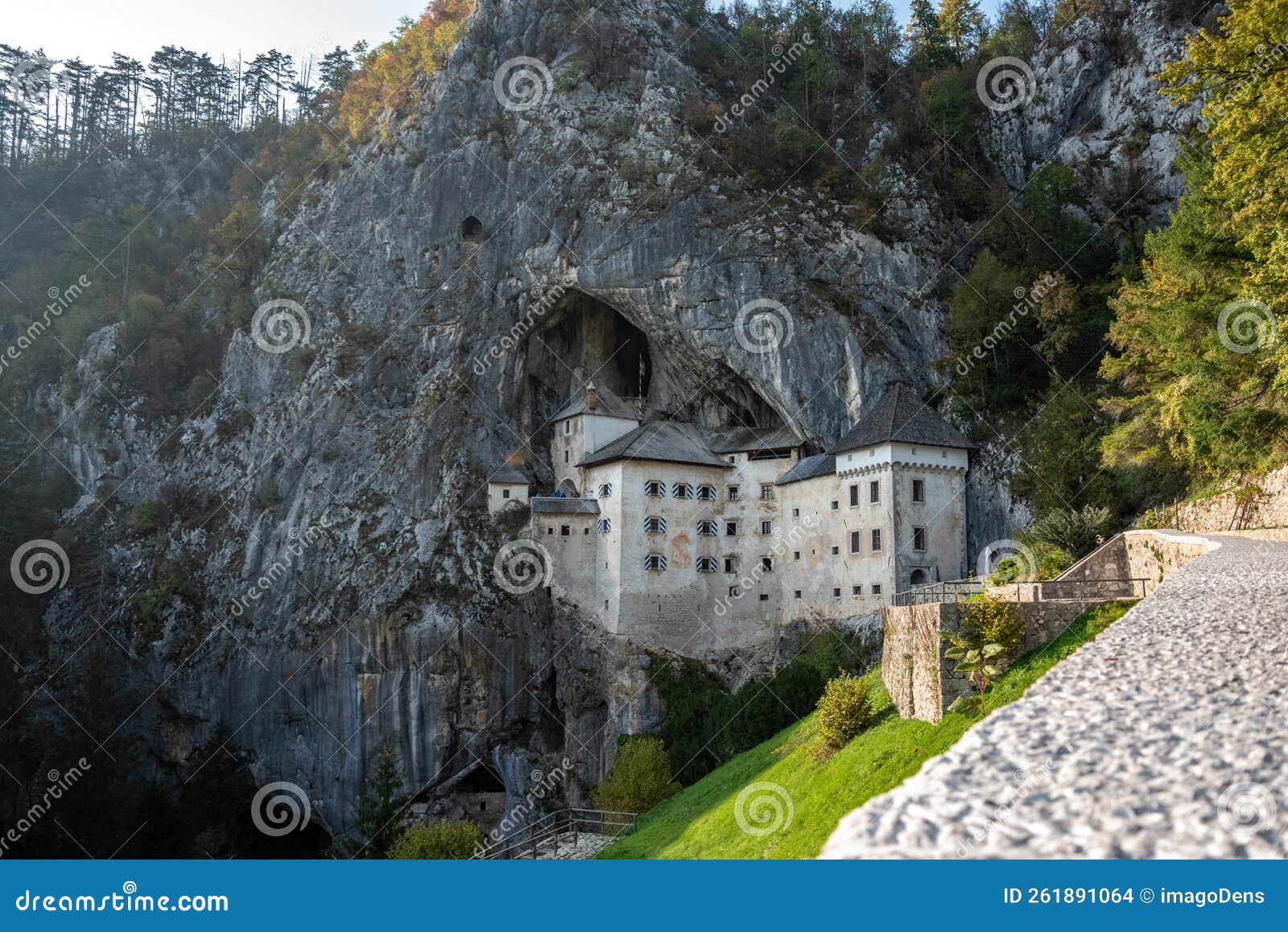 Famous Medieval Predjama Cave Castle in Slovenia Stock Photo - Image of ...