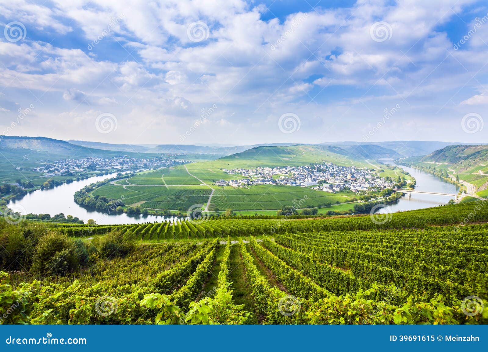 Famous Moselle Sinuosity stock image. Image of colorful - 39691615