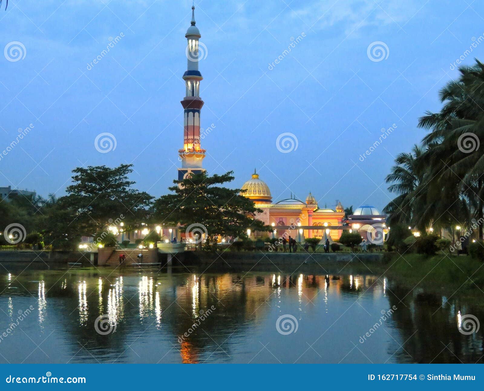 A Famous Mosque in Barisal, Bangladesh. Stock Photo - Image of evening ...