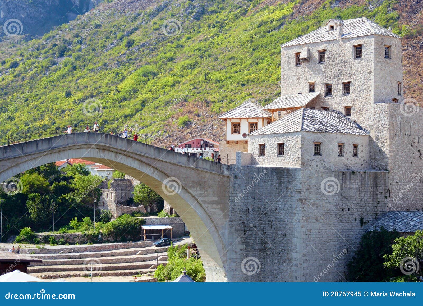 Old Mostar Bridge Royalty-Free Stock Photo | CartoonDealer.com #22846653