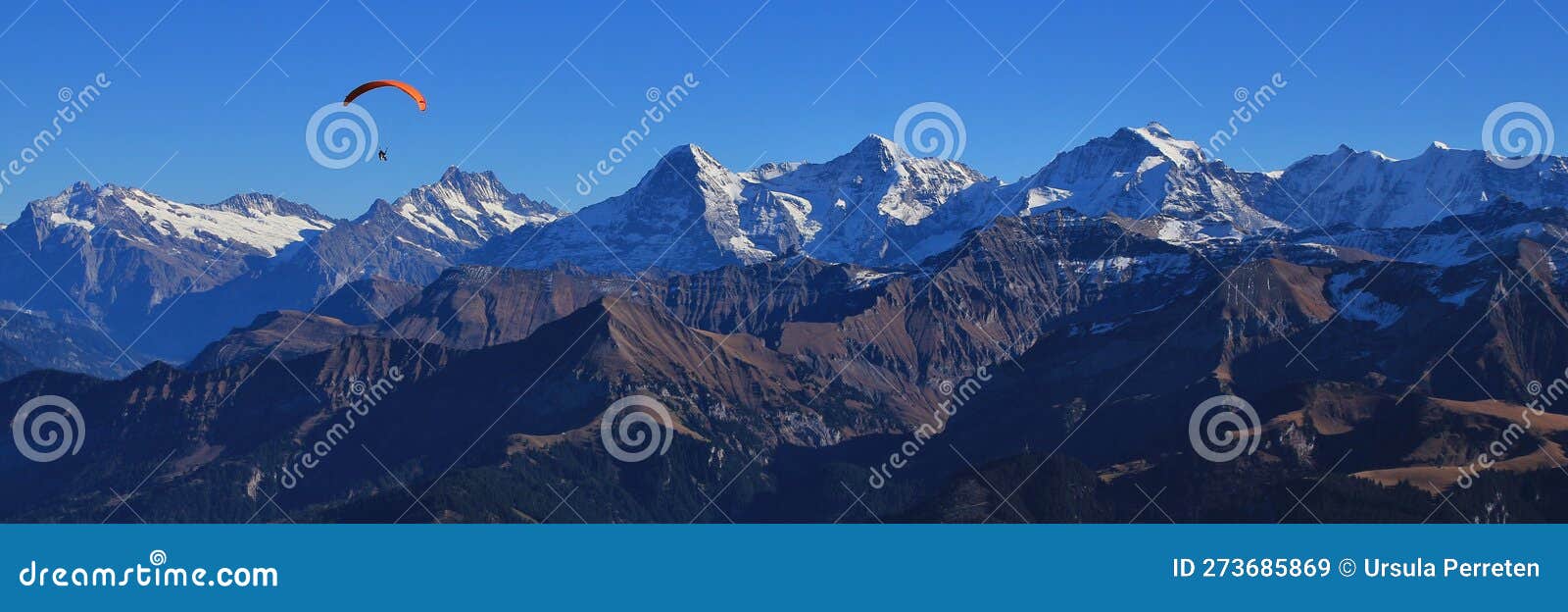 Famous Mountains Eiger, Monch and Jungfrau Stock Image - Image of ...