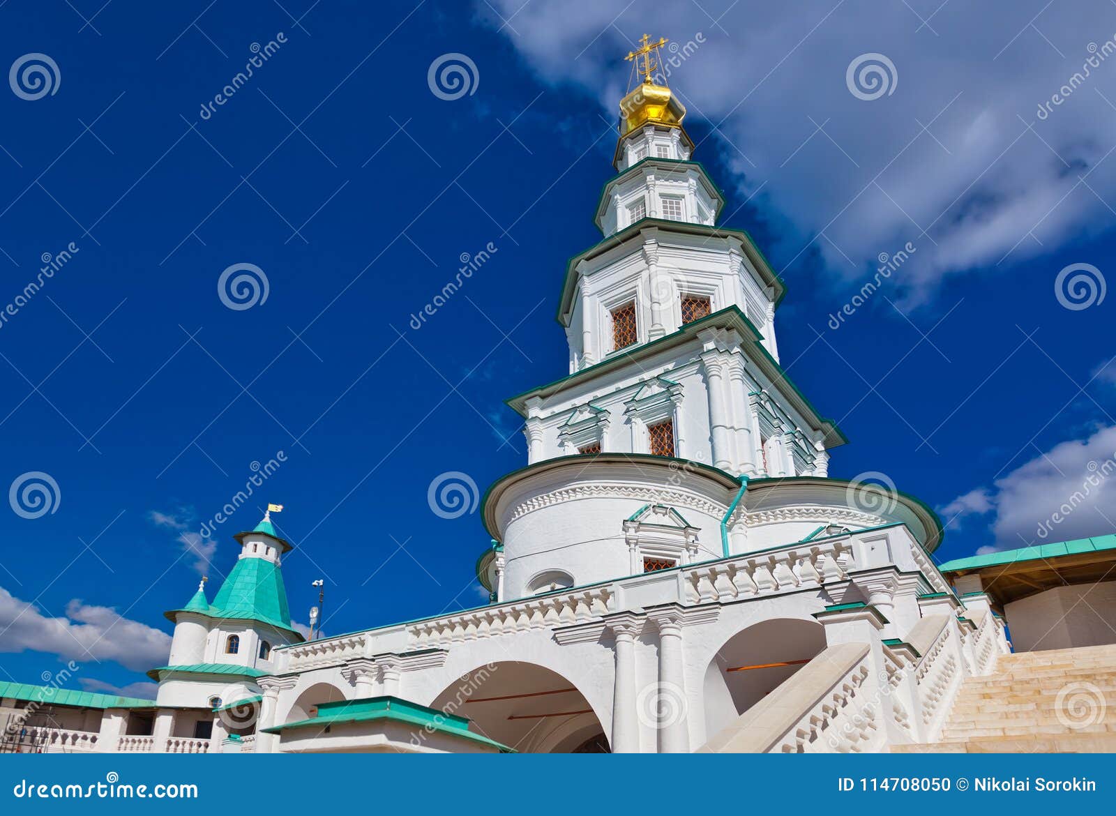 Tower in New Jerusalem Monastery - Istra Russia Stock Photo - Image of ...