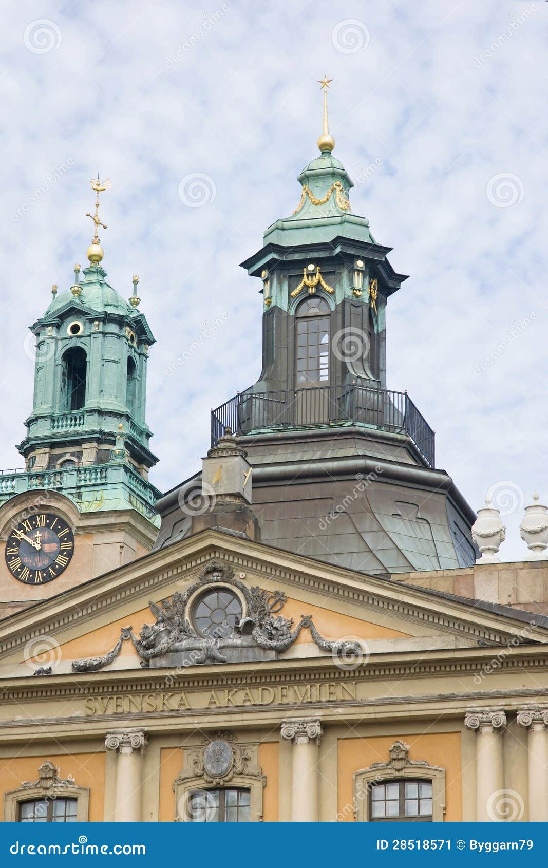 Famous Nobel Academy and Museum Stock Image - Image of scandinavian ...
