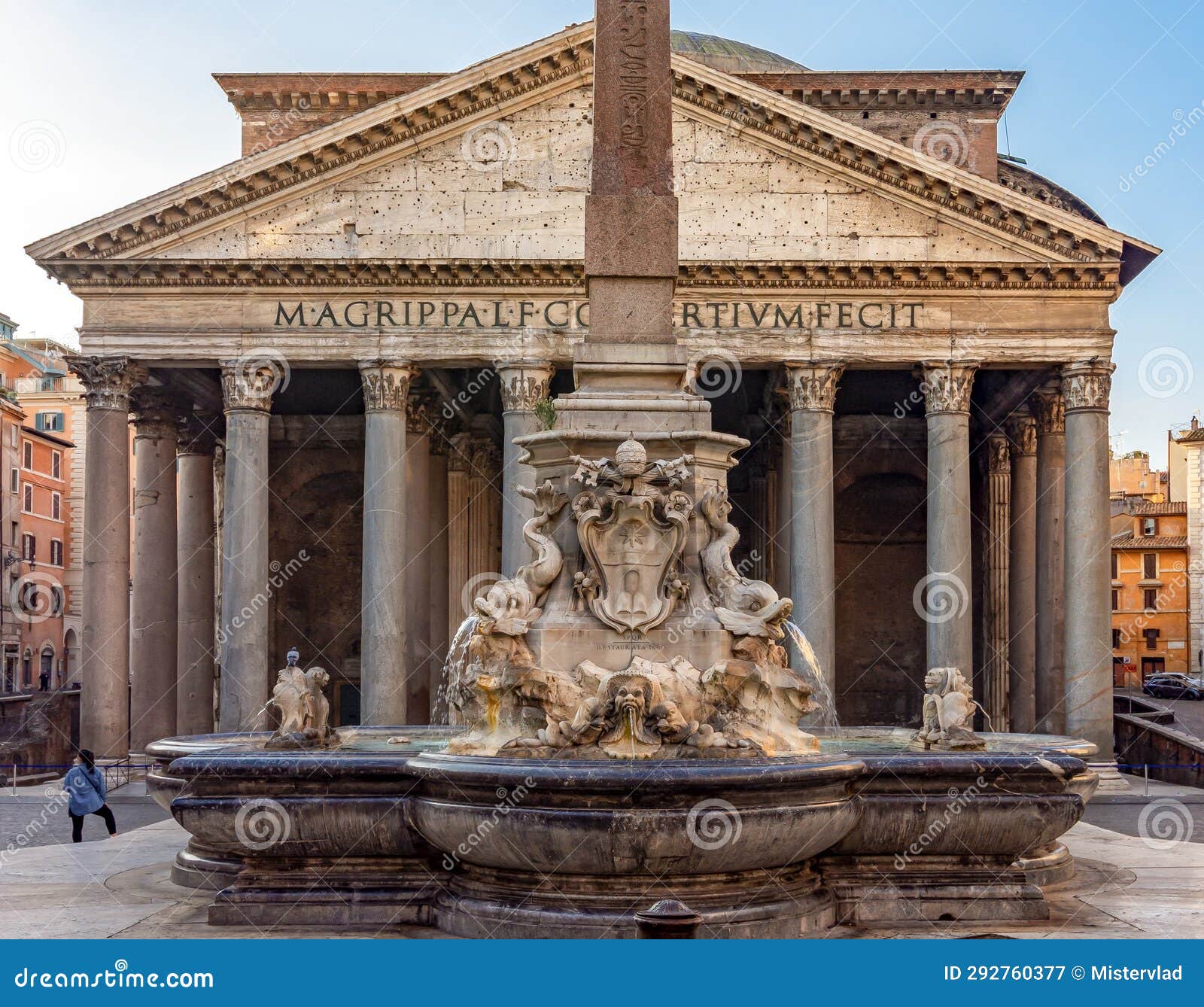 Famous Pantheon Building in Rome, Italy Editorial Photography - Image ...